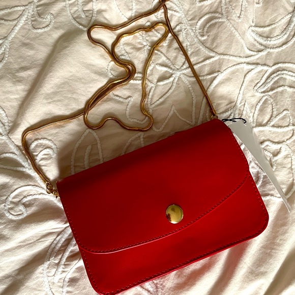 Bags | Red Crossbody Bag | Poshmark
